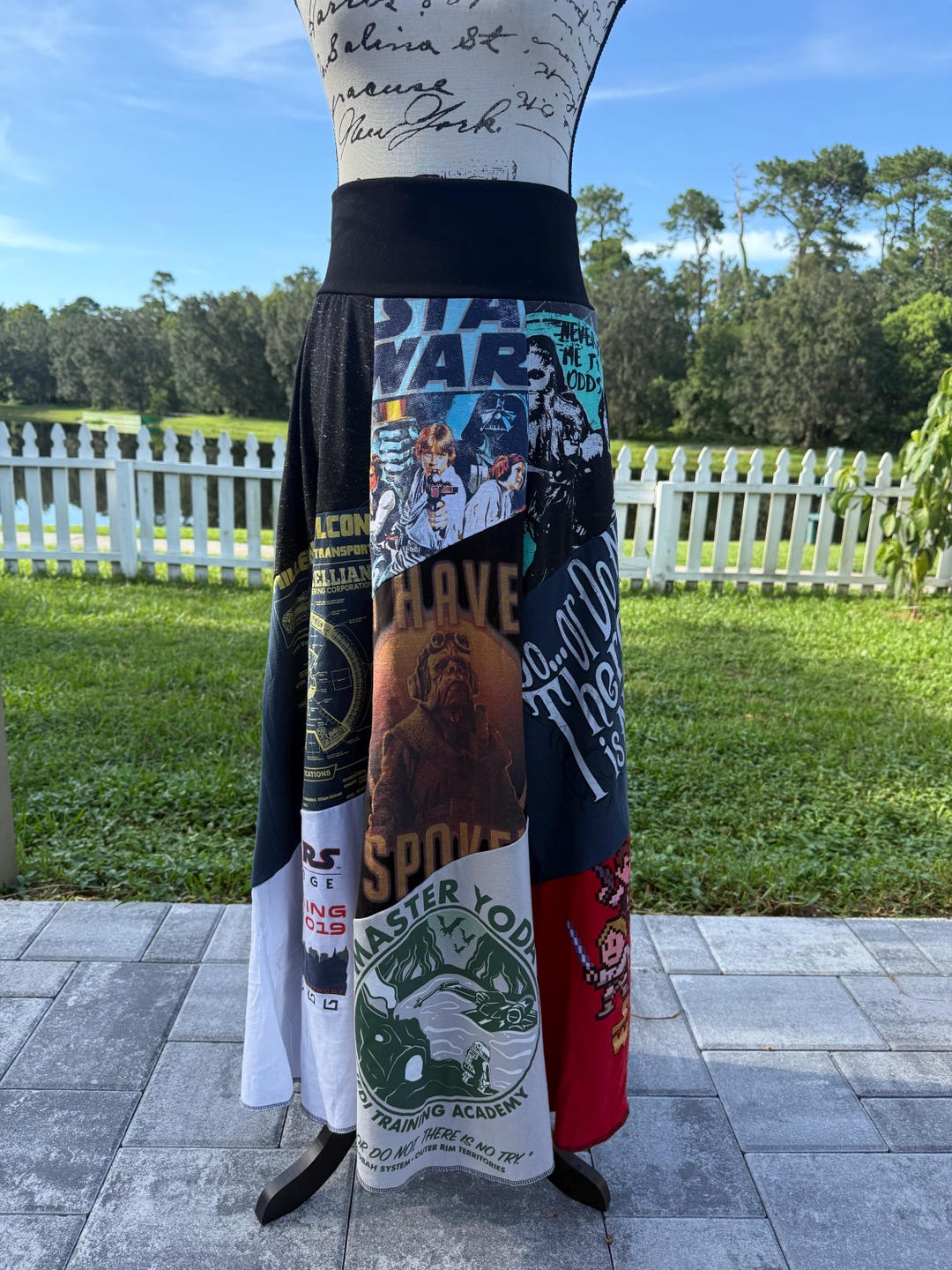 Upcycled STAR WARS Maxi Skirt: One-of-a-kind T-shirt Skirt - Etsy