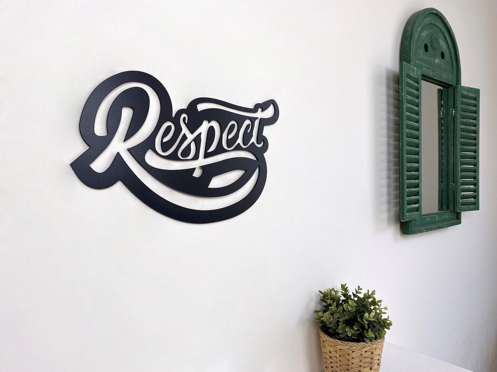 Respect Wooden Sign, Bar Wall Decor, Wood Wall Art, Office Wall Art ...