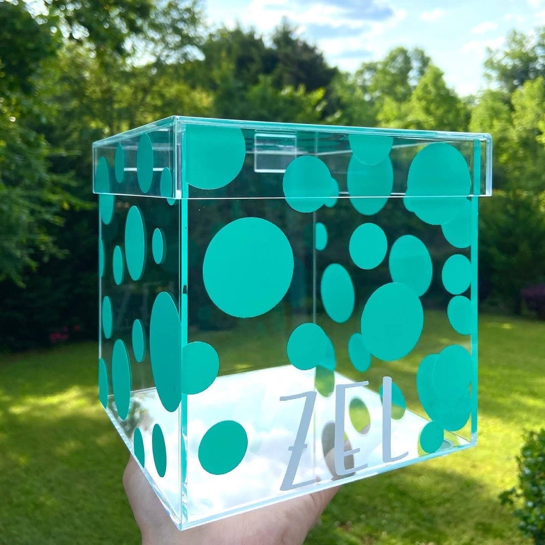 Polka Dot Kippah/bow Box - Etsy