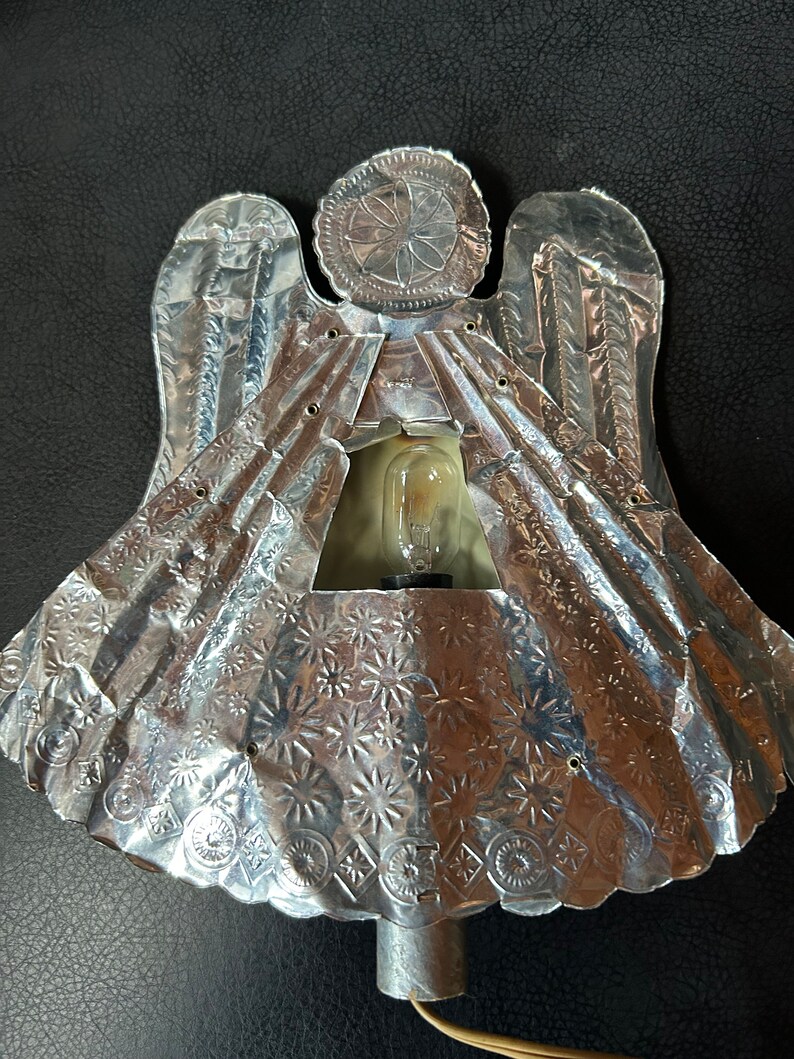 Vintage Foil Angel Tree Topper - Etsy