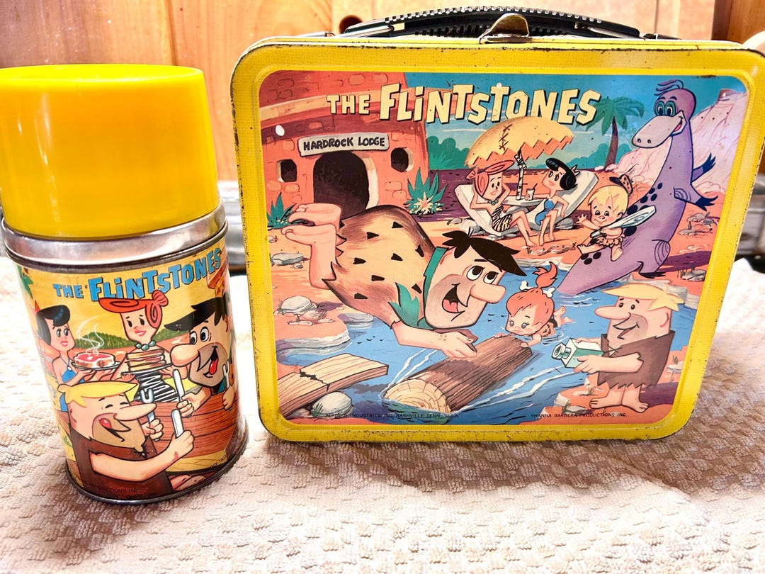 Rare Vintage the Flintstones Lunchbox . Canadian Version - Etsy