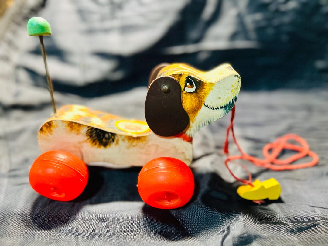 Vintage Fisher Price Little Snoopy Pull Toy. - Etsy