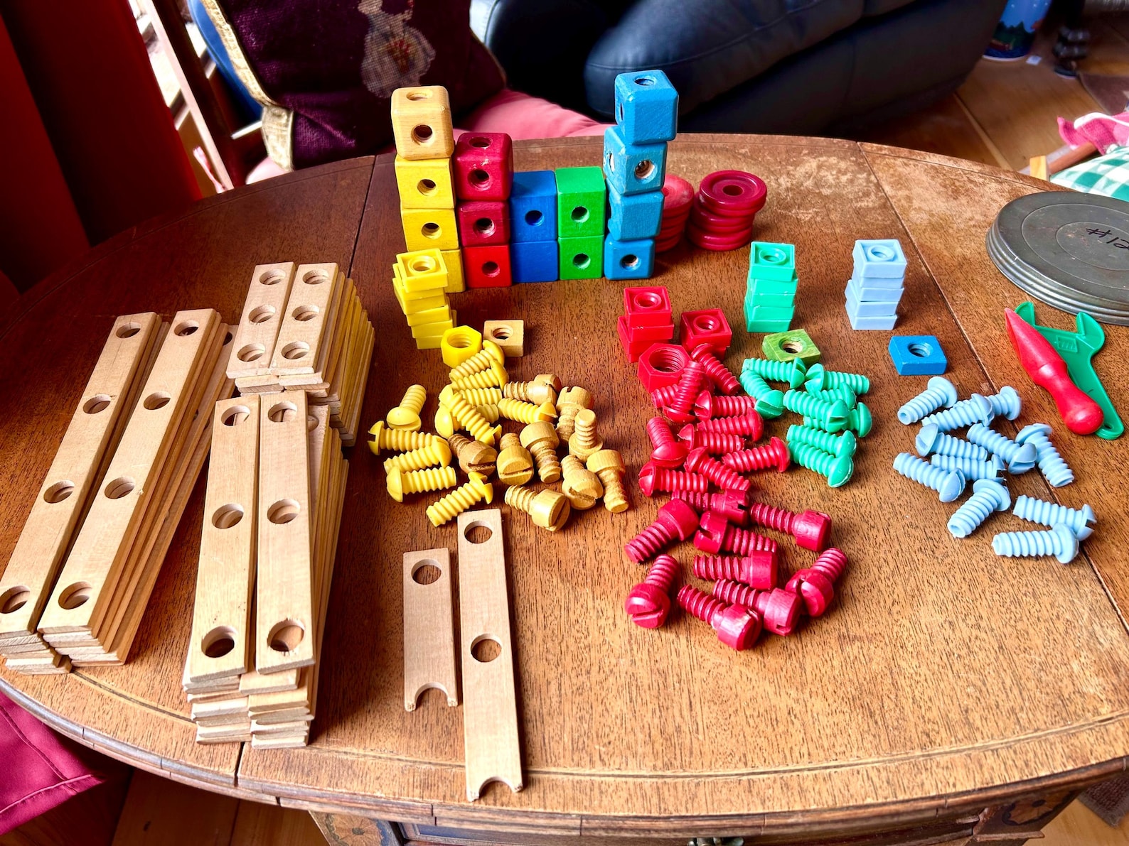 Vintage Lincoln Log Toy Builder Set - Etsy