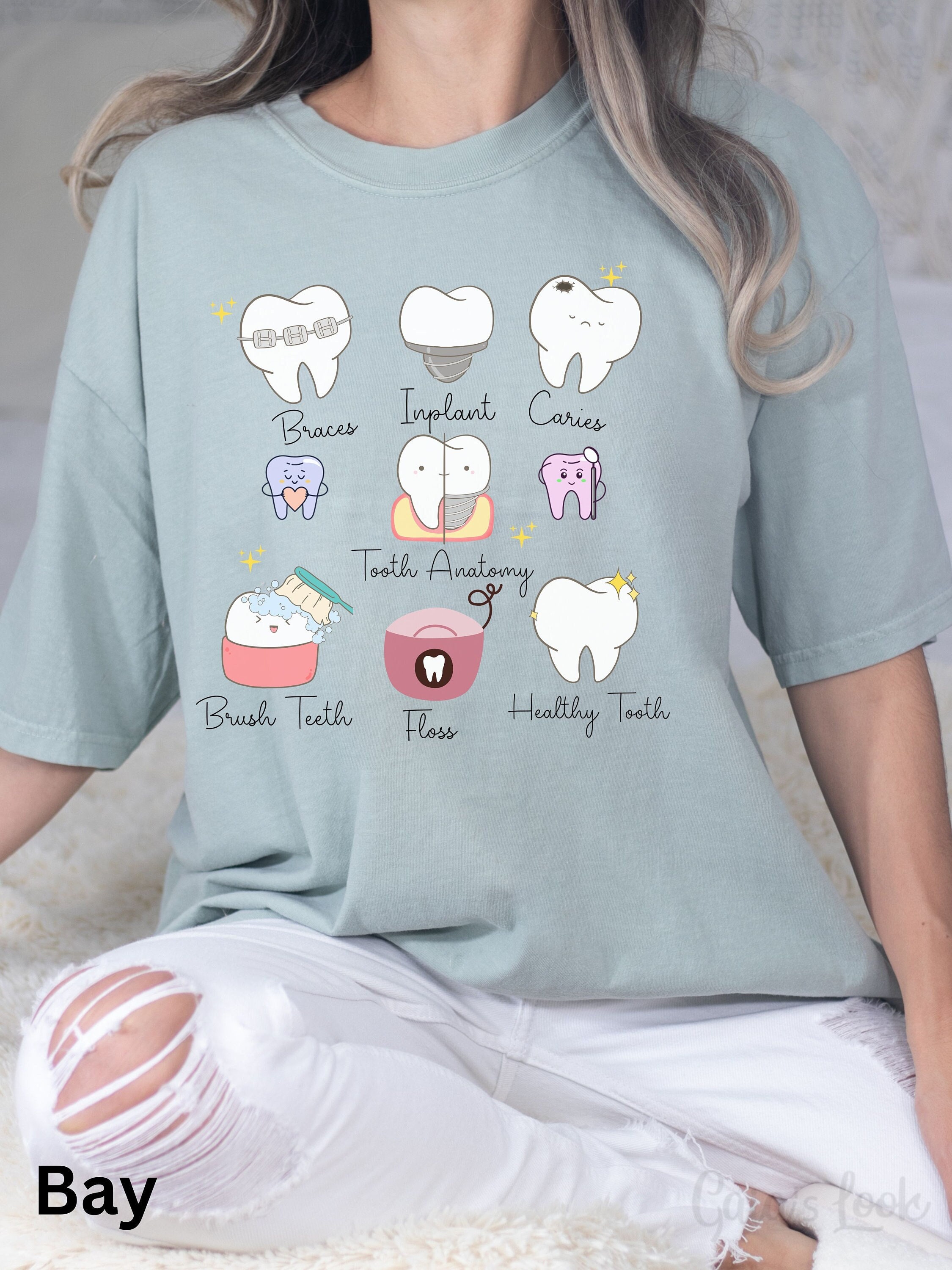 Funny Dentist Shirt, Dental Hygiene T-shirt, RDH Dental Hygienist Tee ...