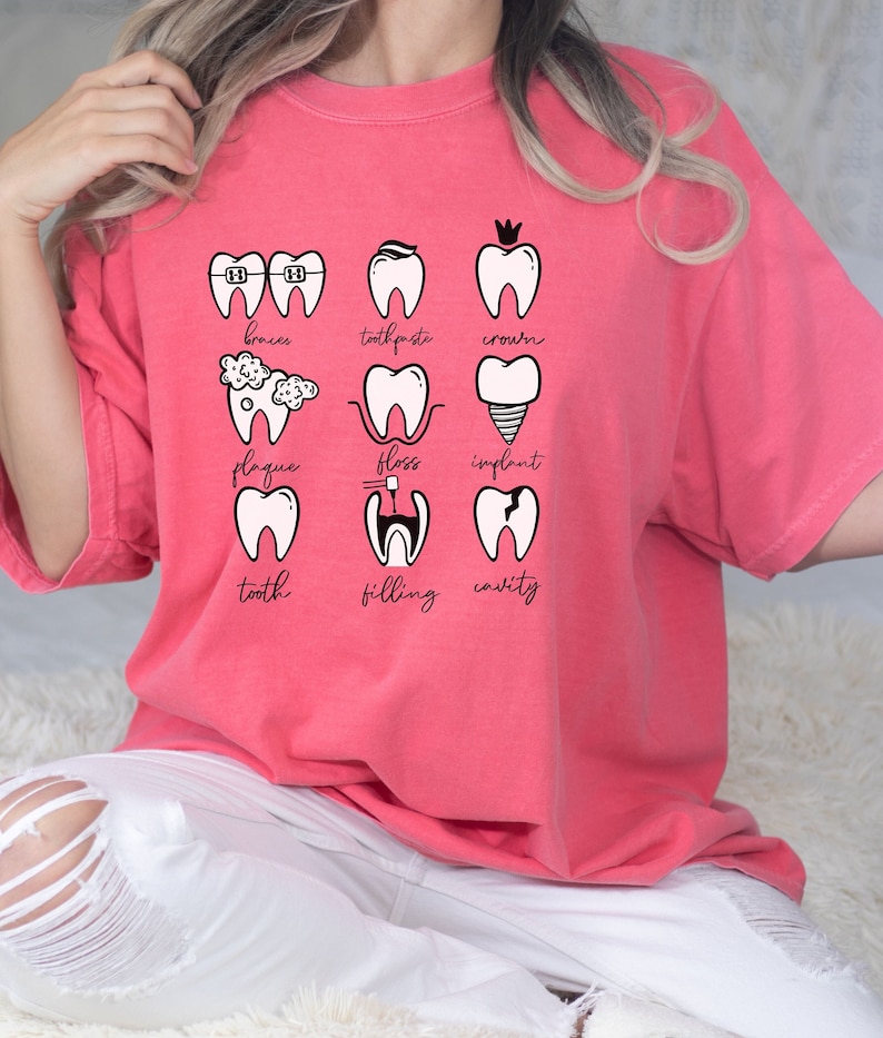 Funny Dentist Shirt, Dental Hygiene T-shirt, RDH Dental Hygienist Tee ...