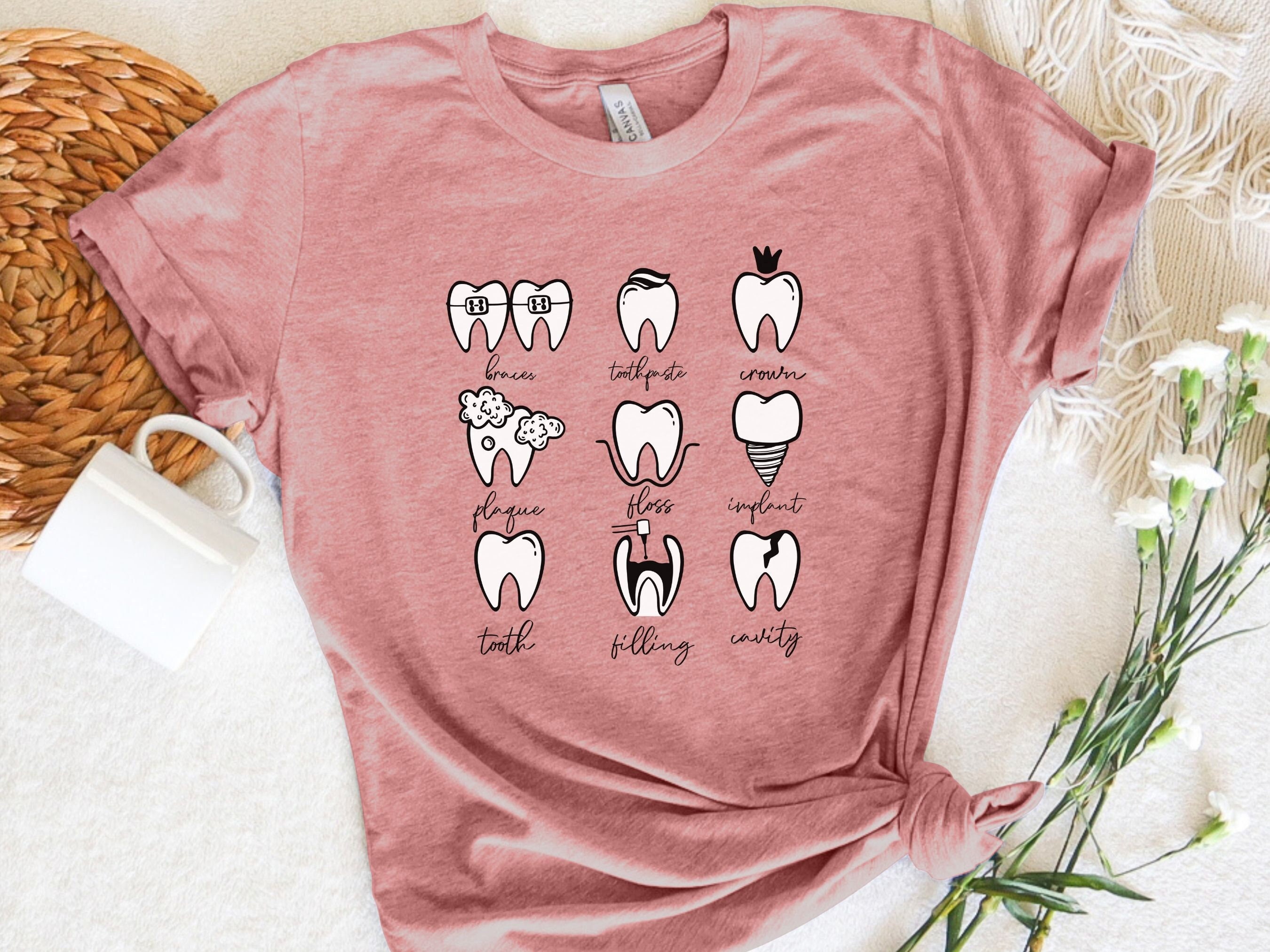Funny Dentist Shirt, Dental Hygiene T-shirt, RDH Dental Hygienist Tee ...
