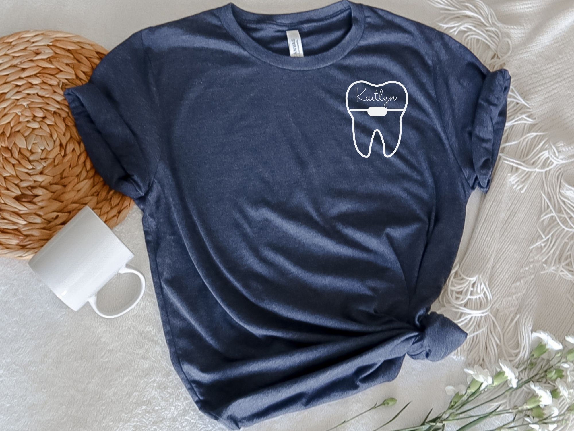 Dentist Custom Shirt, Dental Assistant Tshirt, Personalized Tooth Tee ...