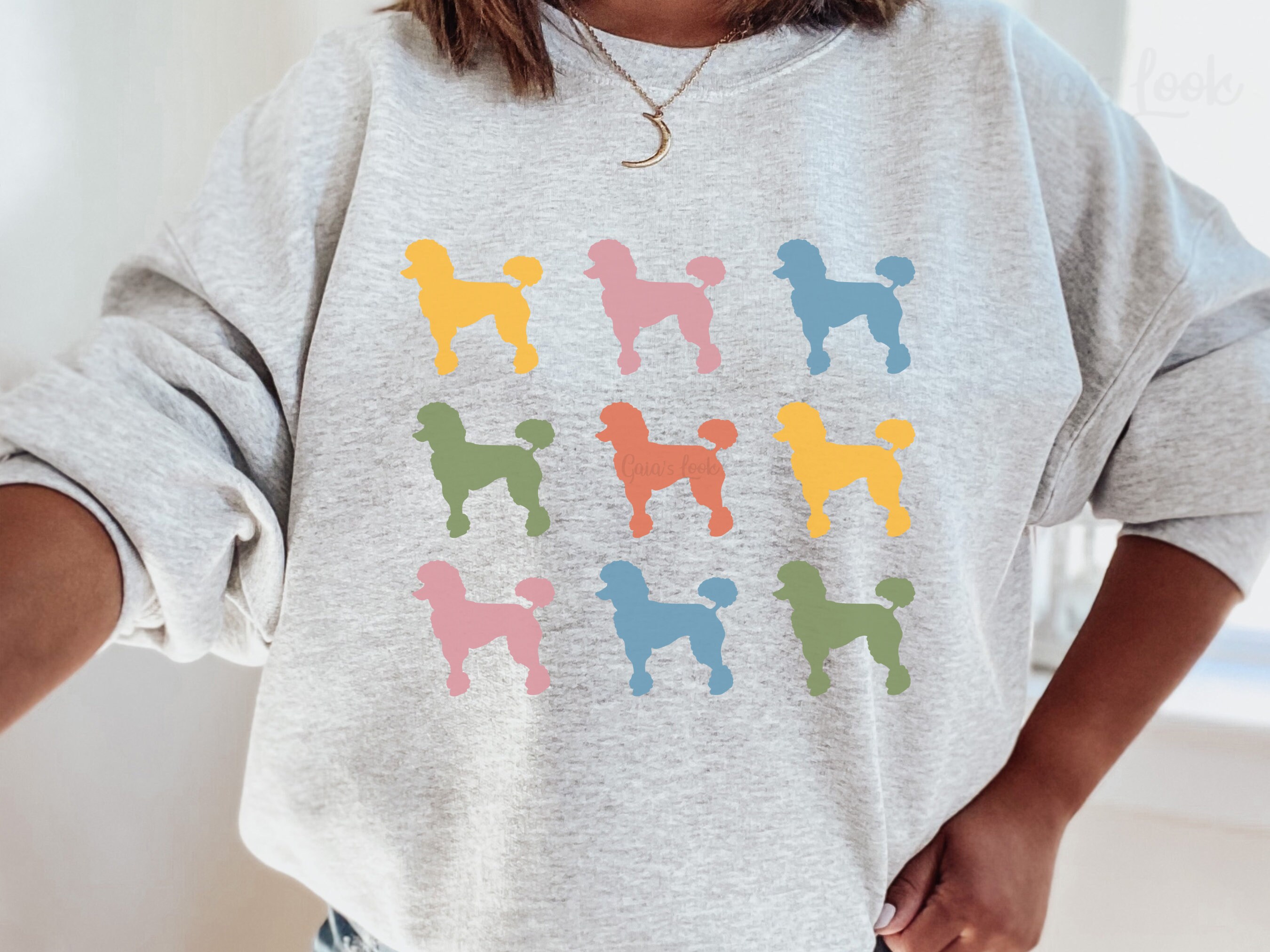 Standard Poodle Sweatshirt, Poodle Mom Shirt, Poodle Dog Mom Shirt ...