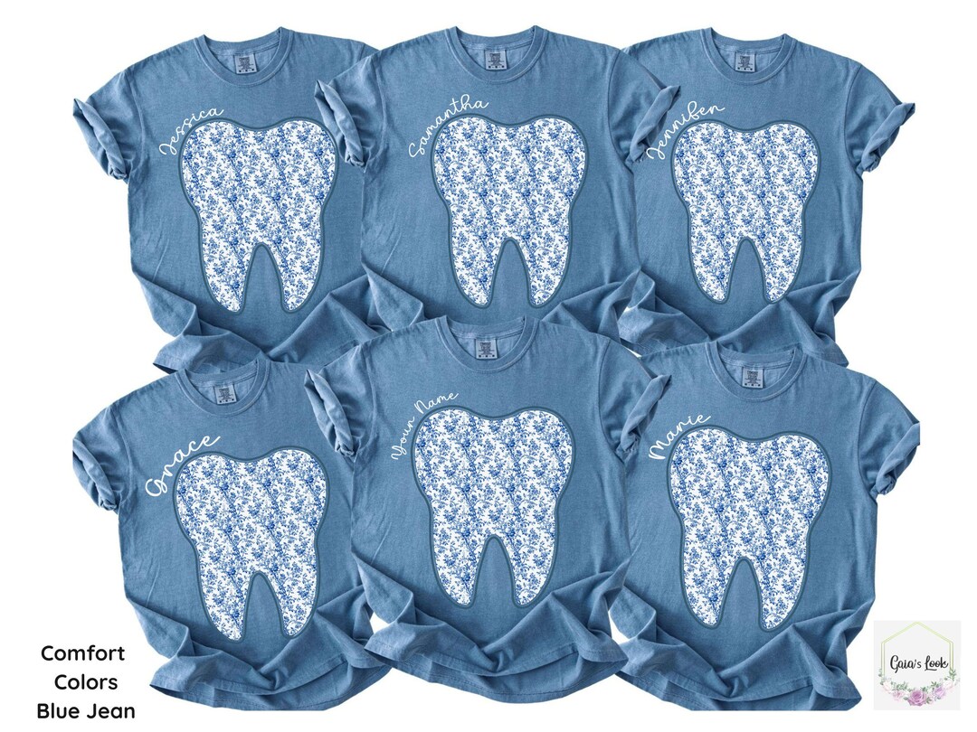Custom Comfort RDH Colors Dental Shirt, Dental Assistant Shirt, Dental ...