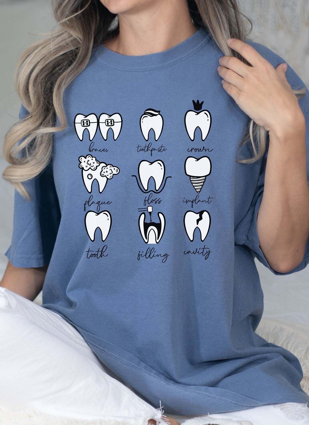 Funny Dentist Shirt, Dental Hygiene T-shirt, RDH Dental Hygienist Tee ...