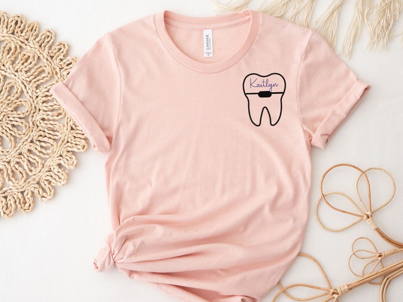 Dentist Custom Shirt, Dental Assistant Tshirt, Personalized Tooth Tee ...