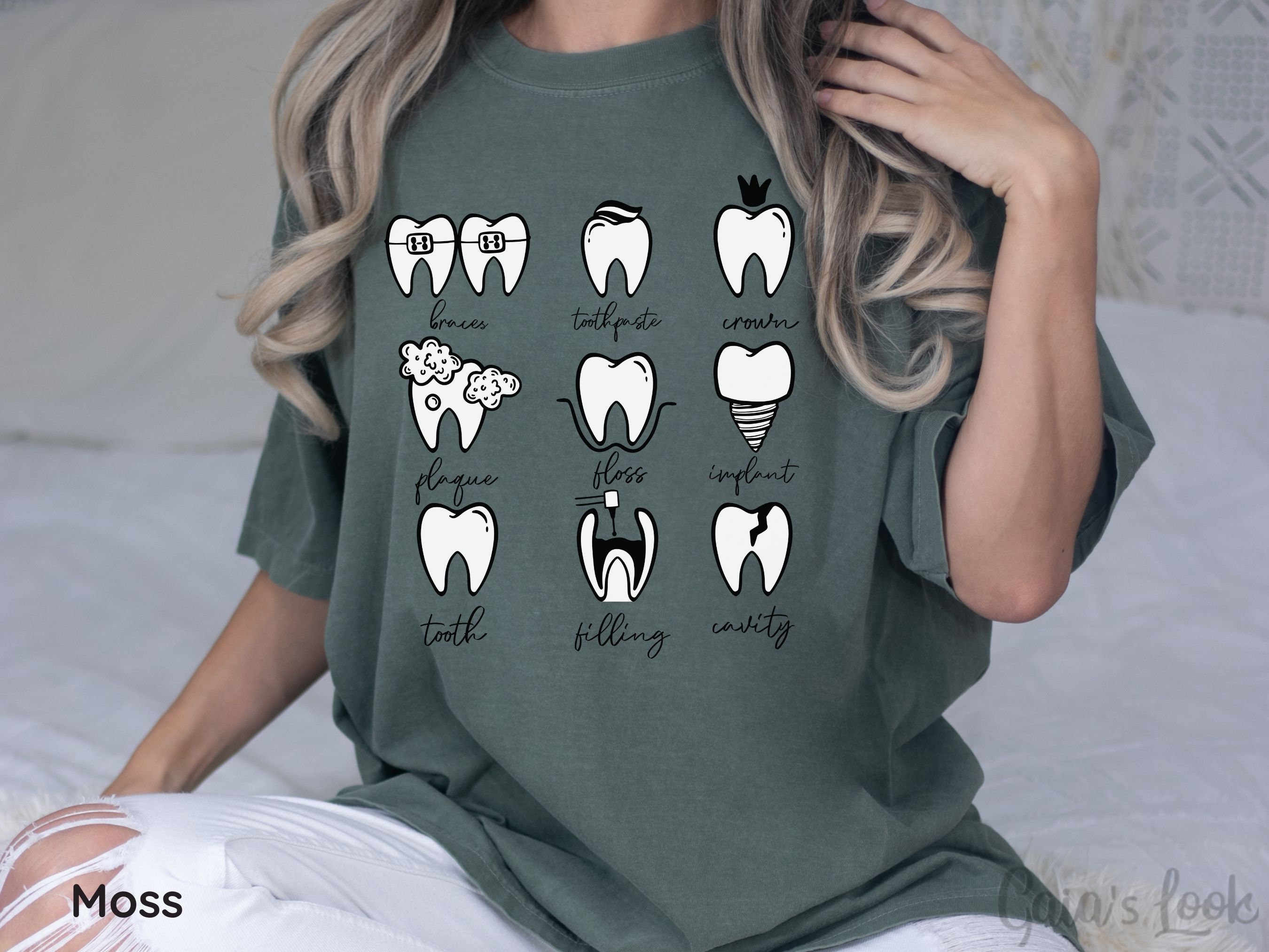 Funny Dentist Shirt, Dental Hygiene T-shirt, RDH Dental Hygienist Tee ...