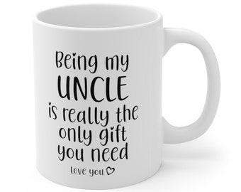 Dear Uncle, Thanks for Being My Uncle, Uncle Gift, Uncle Mug - Etsy