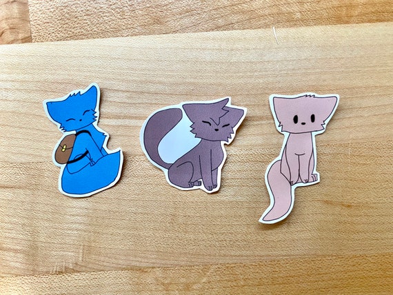 Kitty Sticker Pack | Etsy
