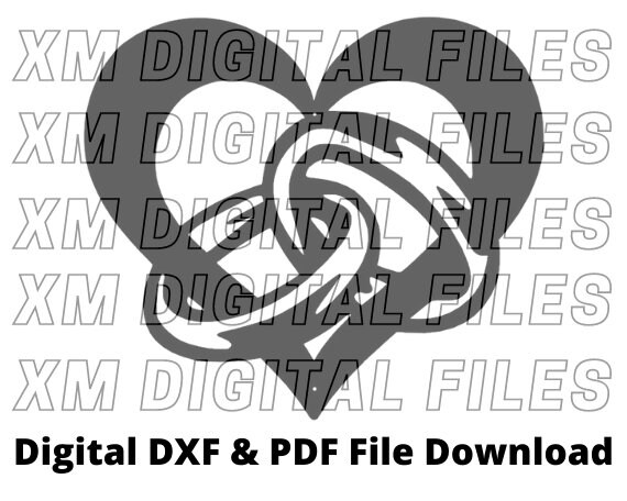 Wedding Rings DXF File Dxf Digital Download Scaled DXF File | Etsy