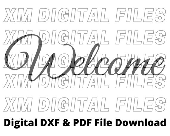 Instant Download Dxf File Scaled DXF File Downloadable File Dxf Digital ...