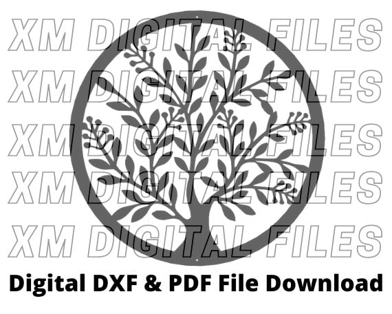 Tree of Life DXF File Dxf Digital Download Scaled DXF File - Etsy Australia