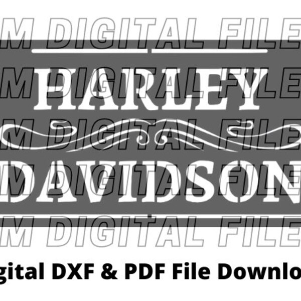 Harley Davidson Dxf - Etsy