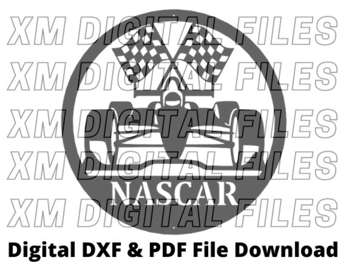 Race Car DXF File, Dxf Digital Download, Scaled DXF File, Wall Art File ...
