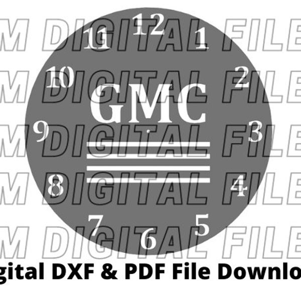 Dxf File Gmc - Etsy