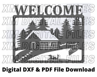 Cat Sign DXF File Dxf Digital Download Scaled DXF File Wall - Etsy Canada