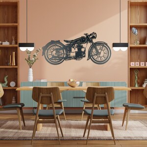 MOTORCYCLE METAL LED Decor, Harley Wall Decor, Motorcycle Gift ...