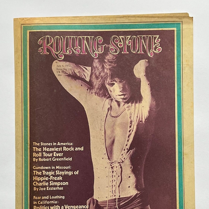 Rolling Stone Magazine Wall Art - Etsy