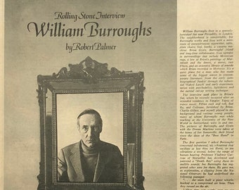 William S Burroughs Poster - Etsy