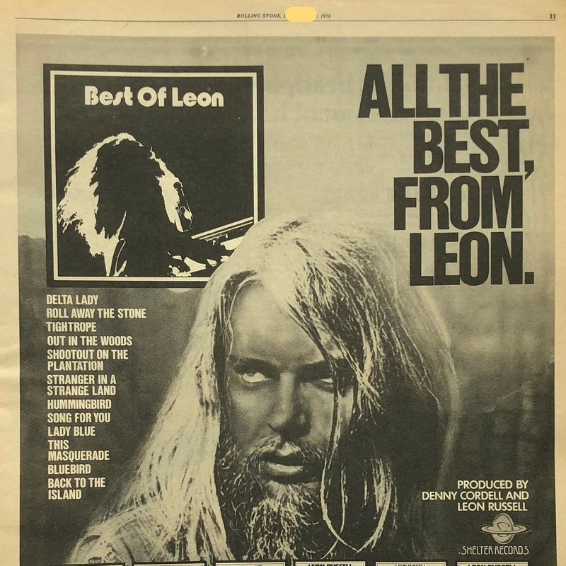 Leon Russell - Etsy