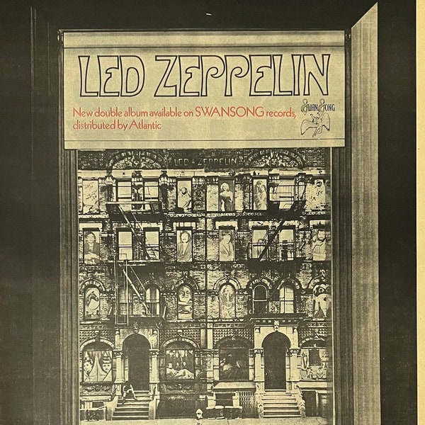 Led Zeppelin Poster - Etsy UK