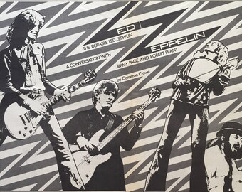 Rare Led Zeppelin Poster - Etsy