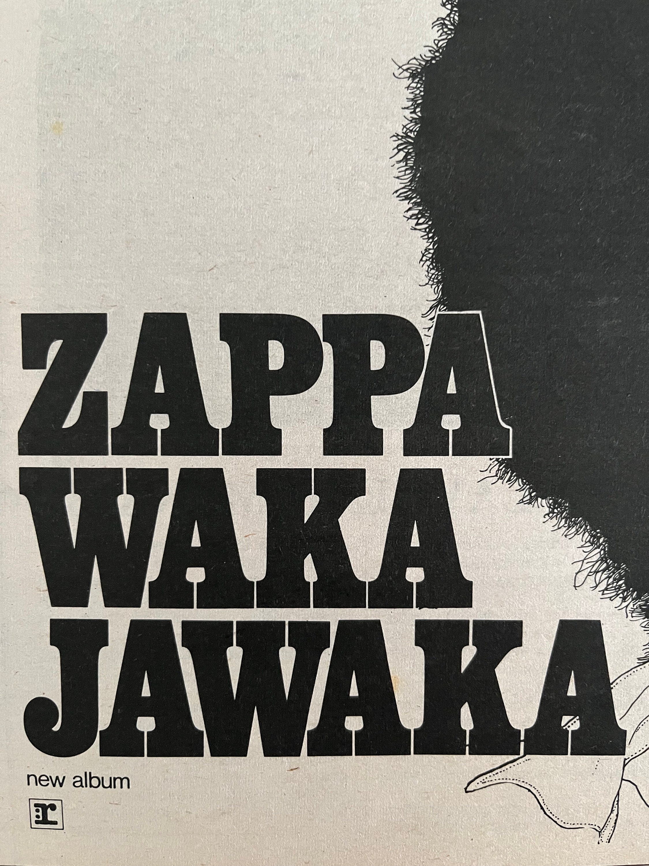 Frank Zappa, Waka Jawaka. Rare, Original, Authentic, Vintage Poster From 1972 - Etsy