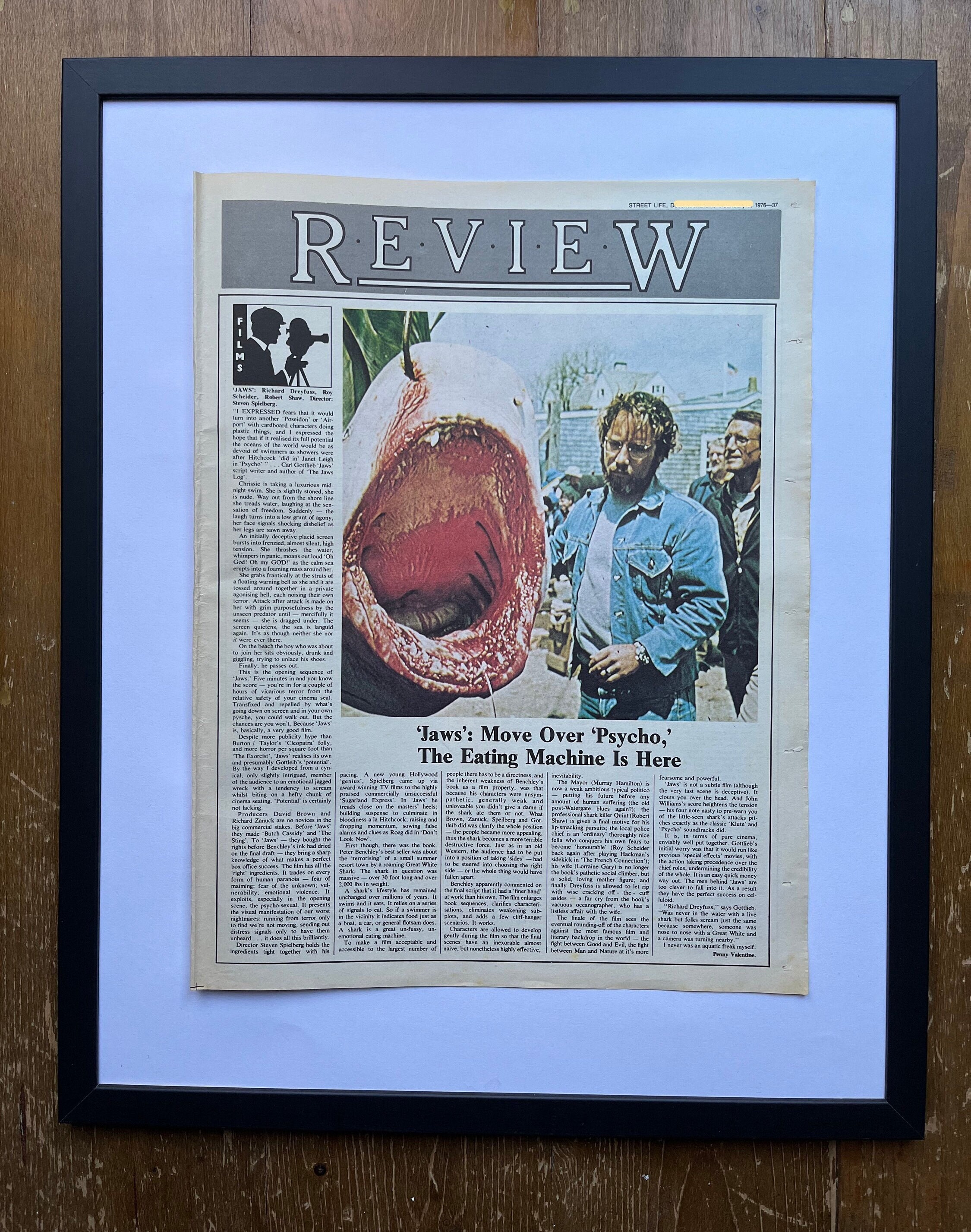 Jaws. Rare, Original, Authentic, Vintage Poster From 1976 - Etsy