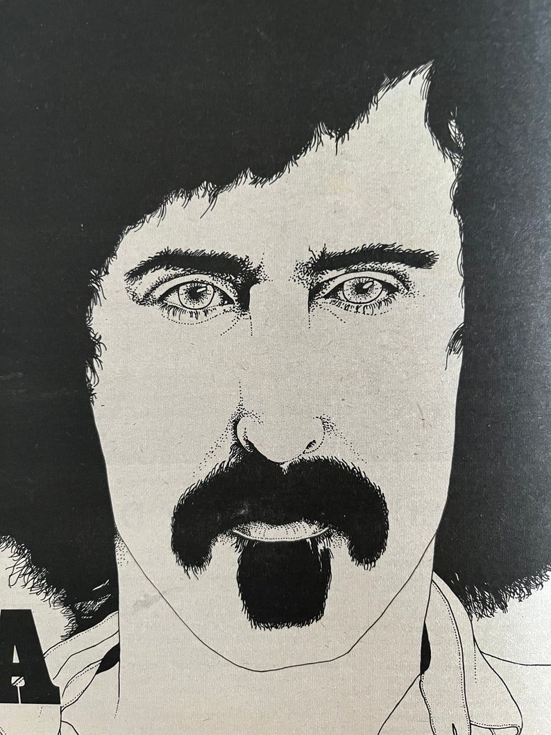 Frank Zappa, Waka Jawaka. Rare, Original, Authentic, Vintage Poster ...