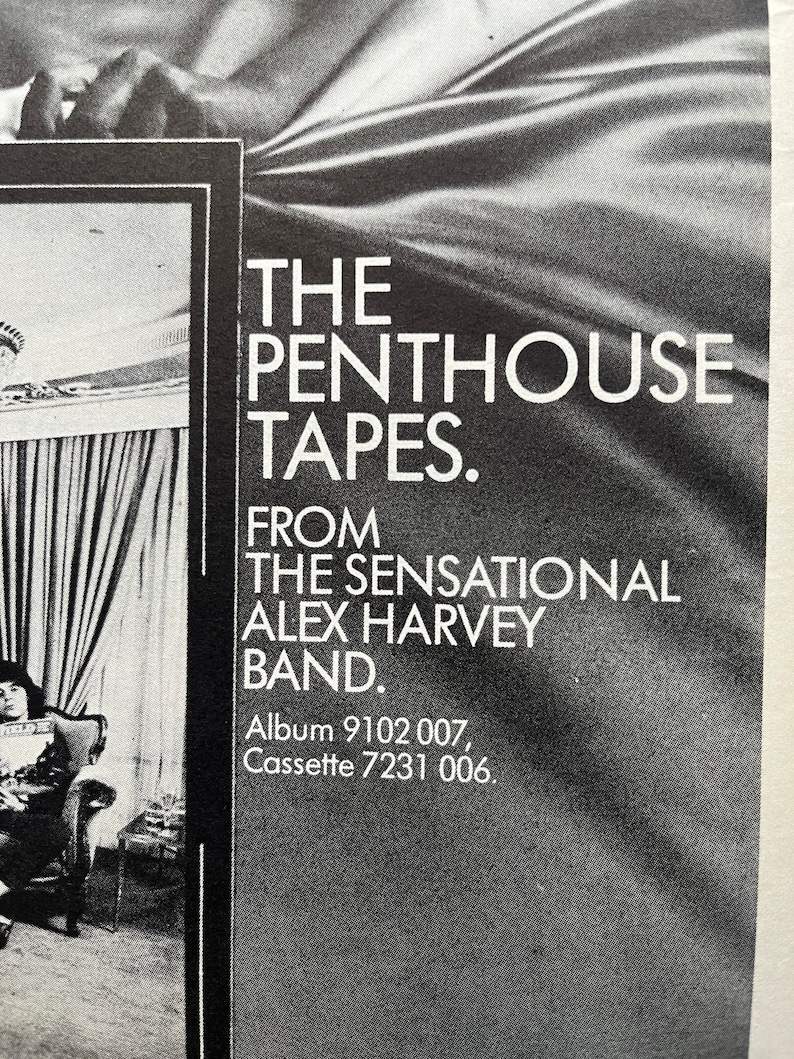 The Sensational Alex Harvey Band, the Penthouse Tapes. Rare, Original ...
