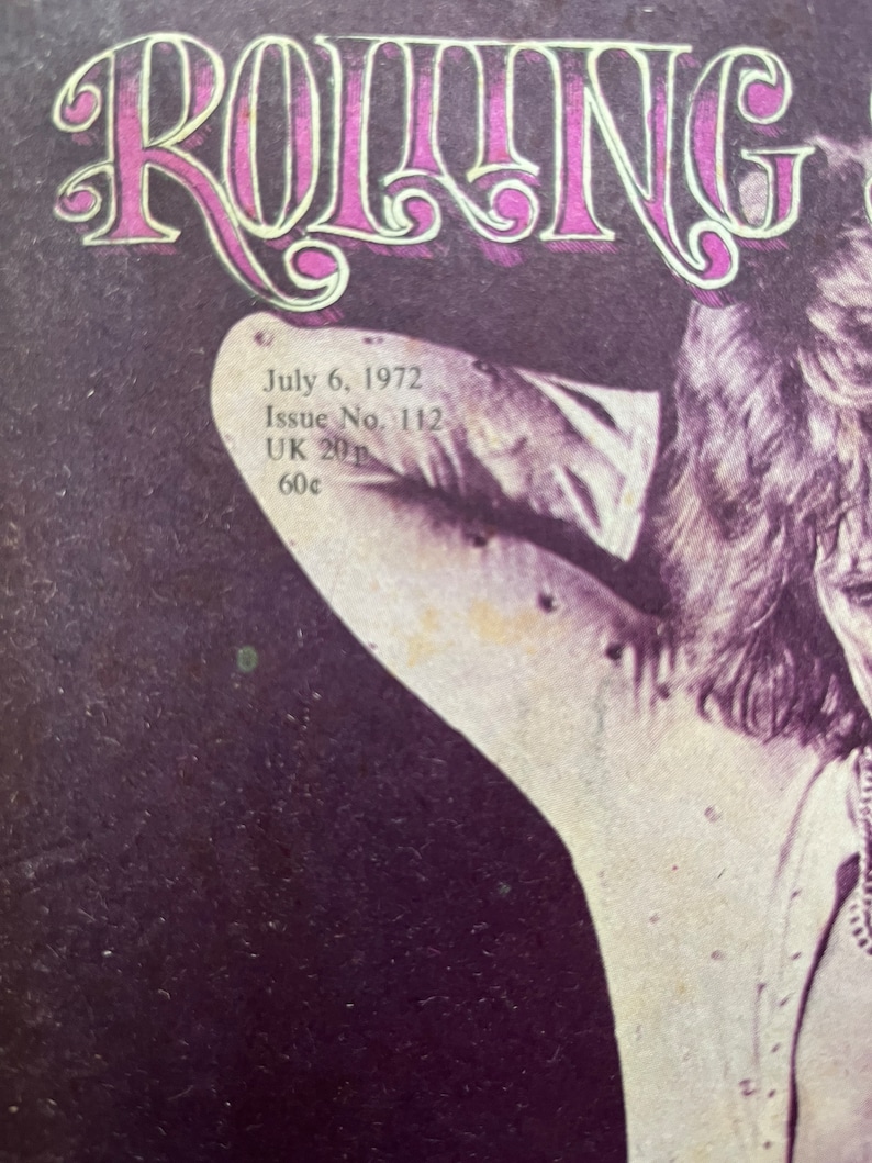 Mick Jagger Rolling Stone Front Cover. Rare Original - Etsy