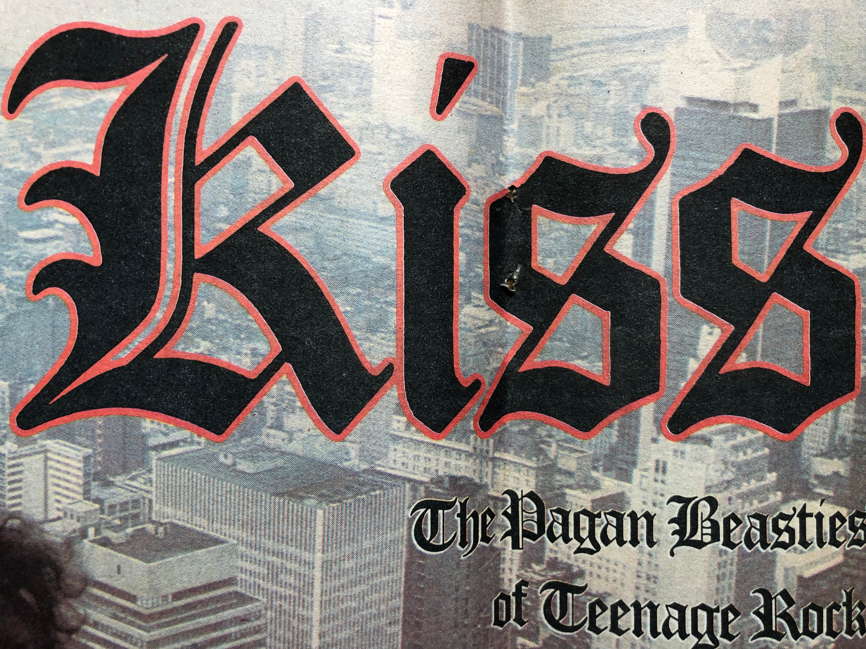 Kiss. Rare, Original, Authentic, Vintage Poster From 1977 - Etsy