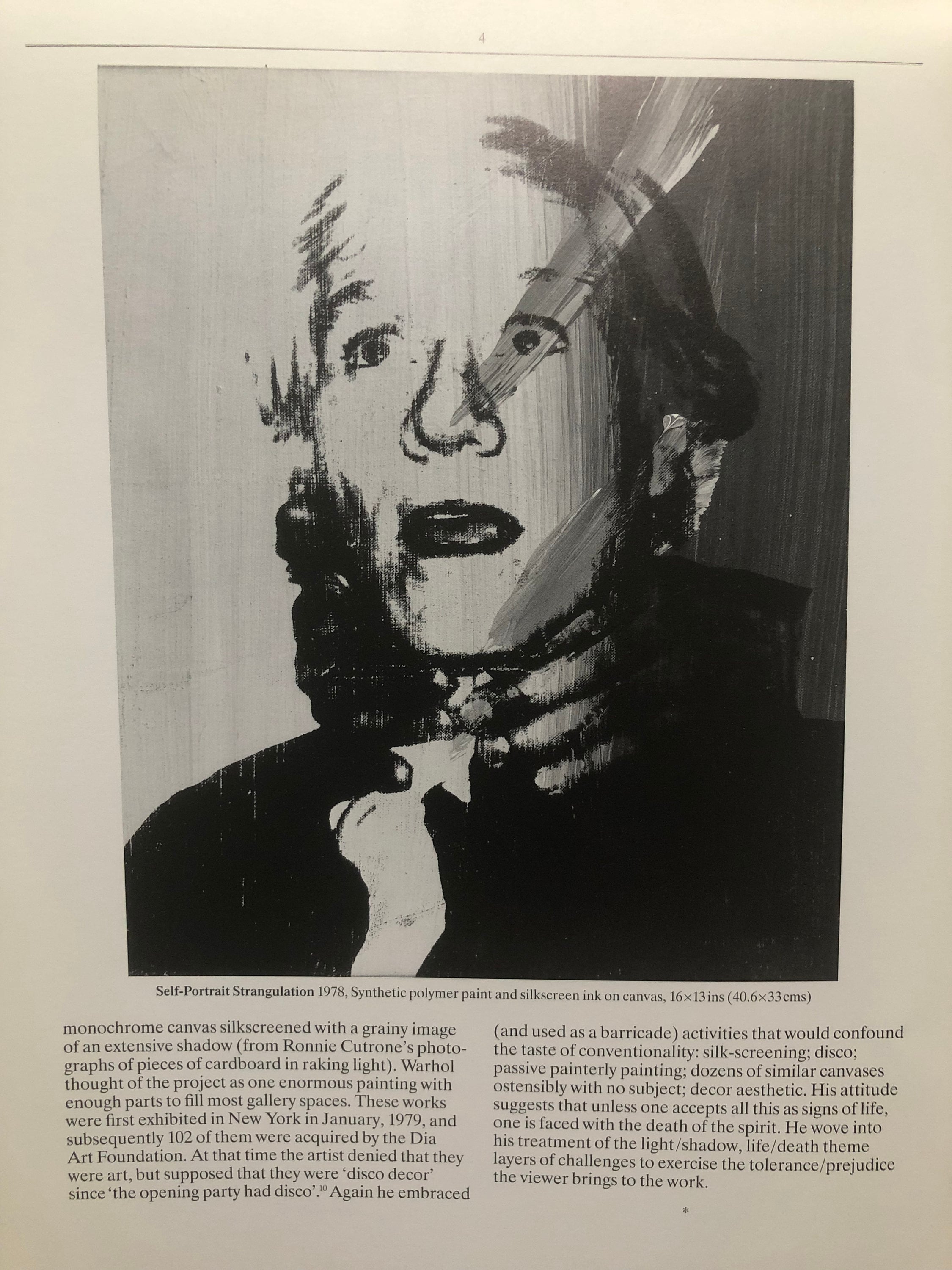 Andy Warhol Self Portrait 1978