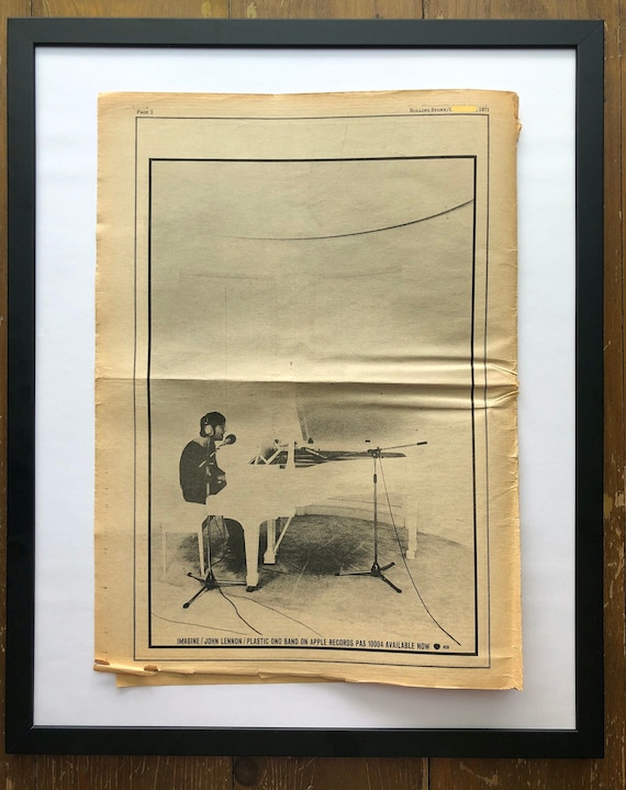 John Lennon Imagine. Rare Original Authentic Vintage - Etsy