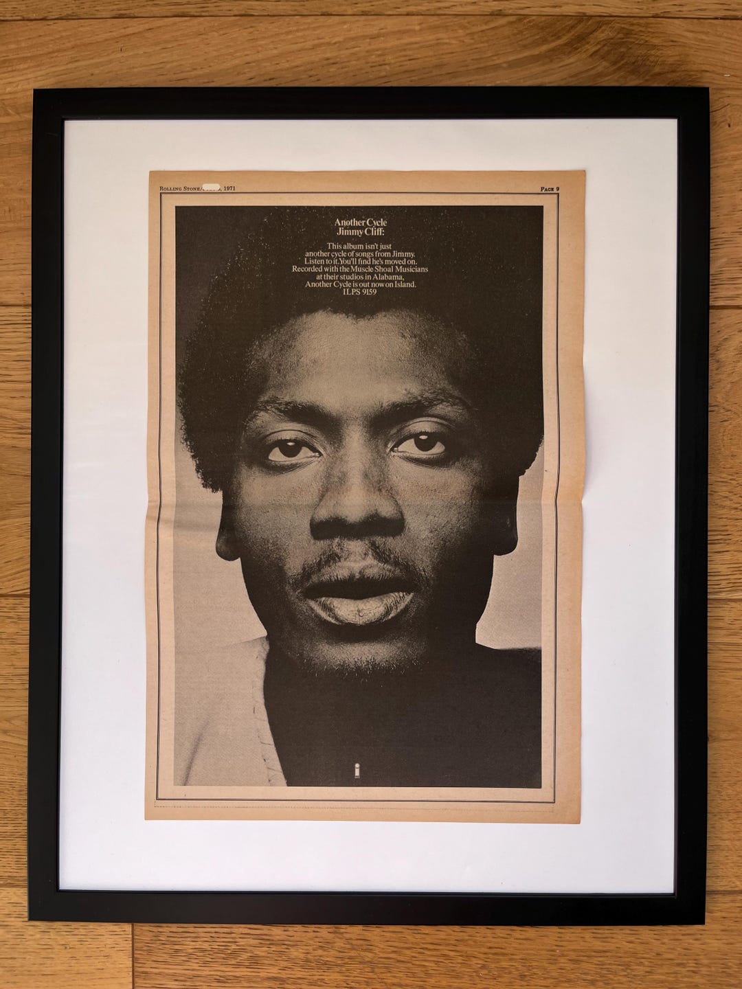 Jimmy Cliff, Another Cycle. Rare, Original, Authentic, Vintage Poster ...