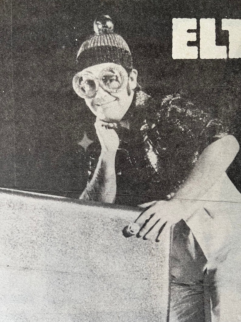 Elton John, Pinball Wizard. Rare, Original, Authentic, Vintage Poster ...