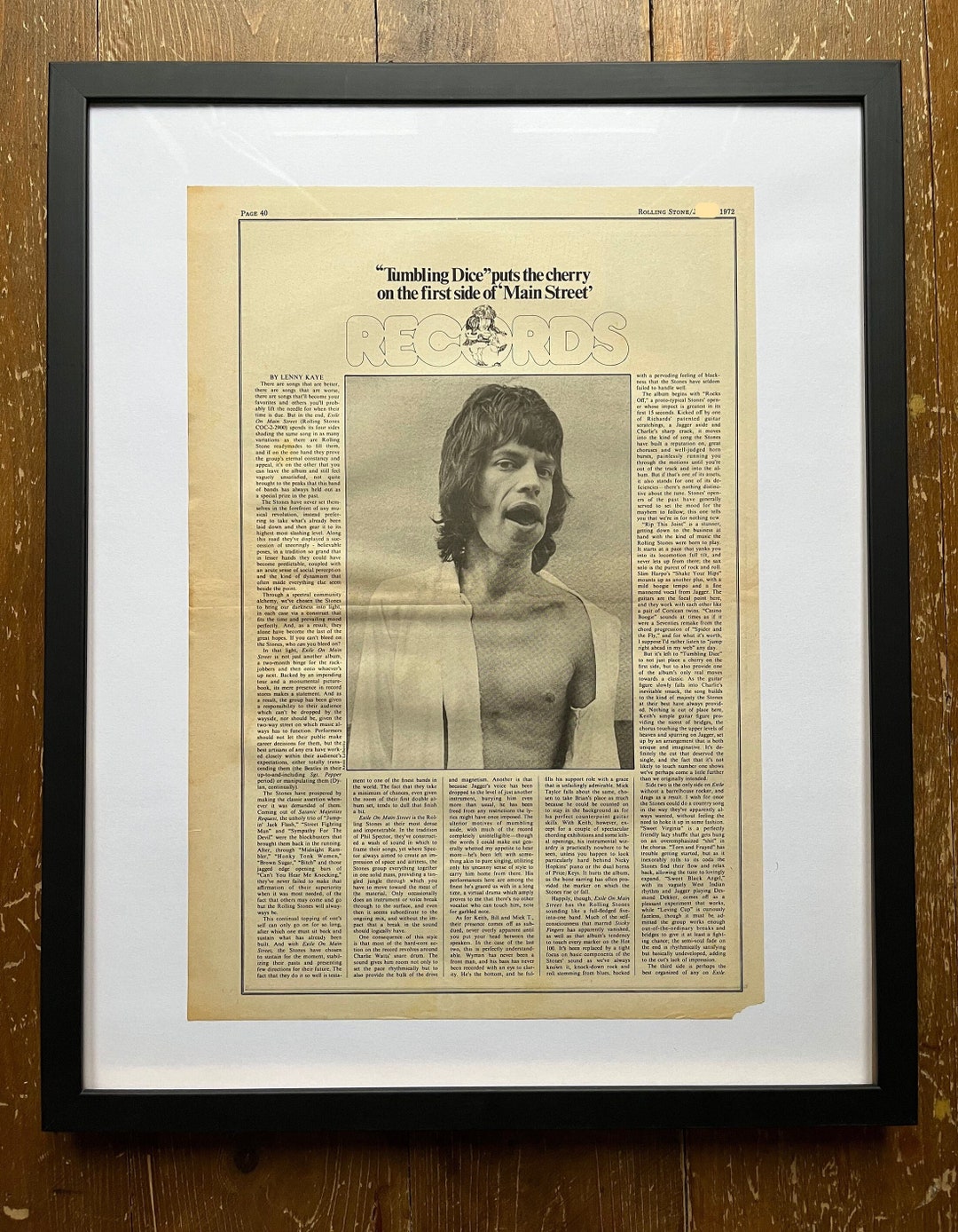 Mick Jagger. Rare, Original, Authentic, Vintage Poster From 1972 - Etsy