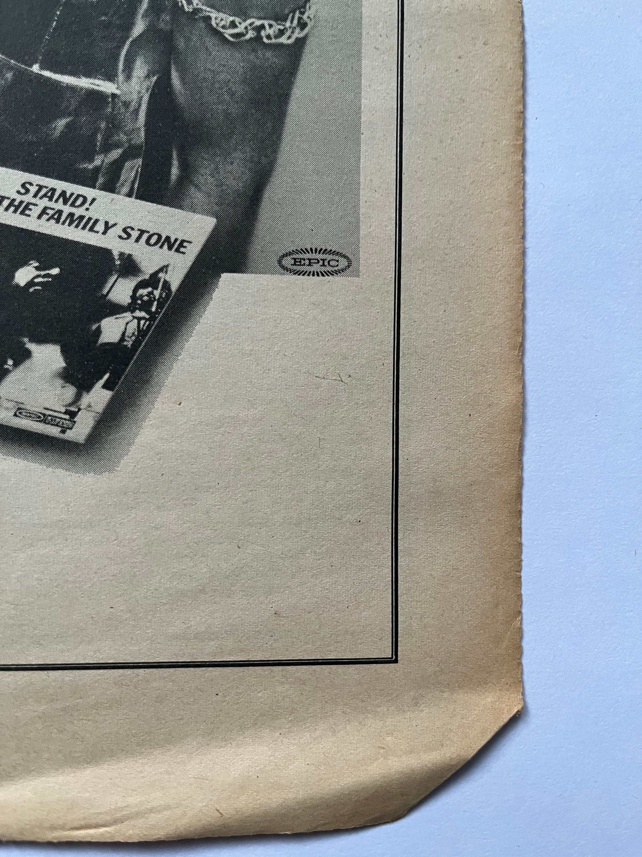 Sly & the Family Stone, Stand Poster. Rare, Original, Authentic ...