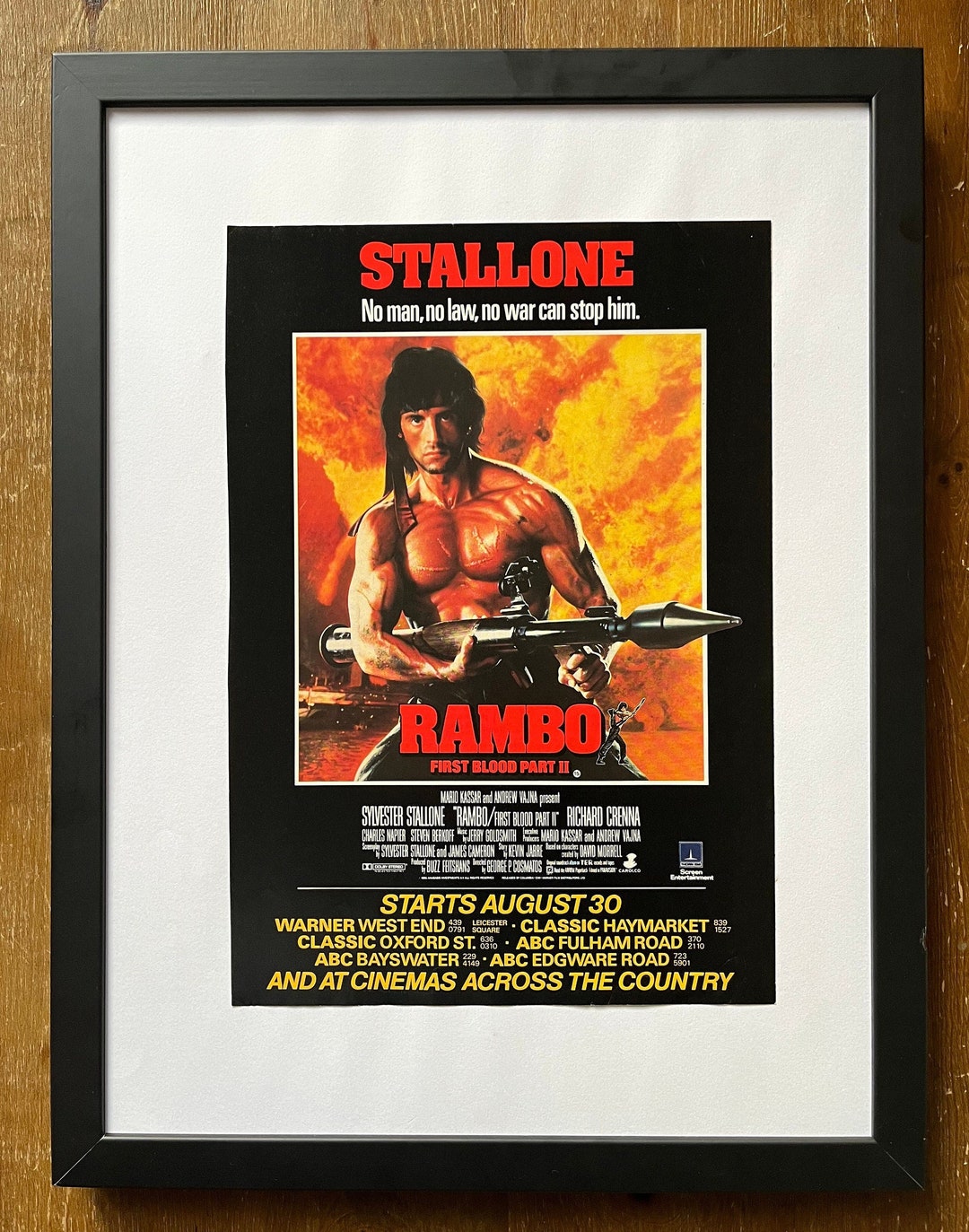Rambo First Blood Part 2 Poster