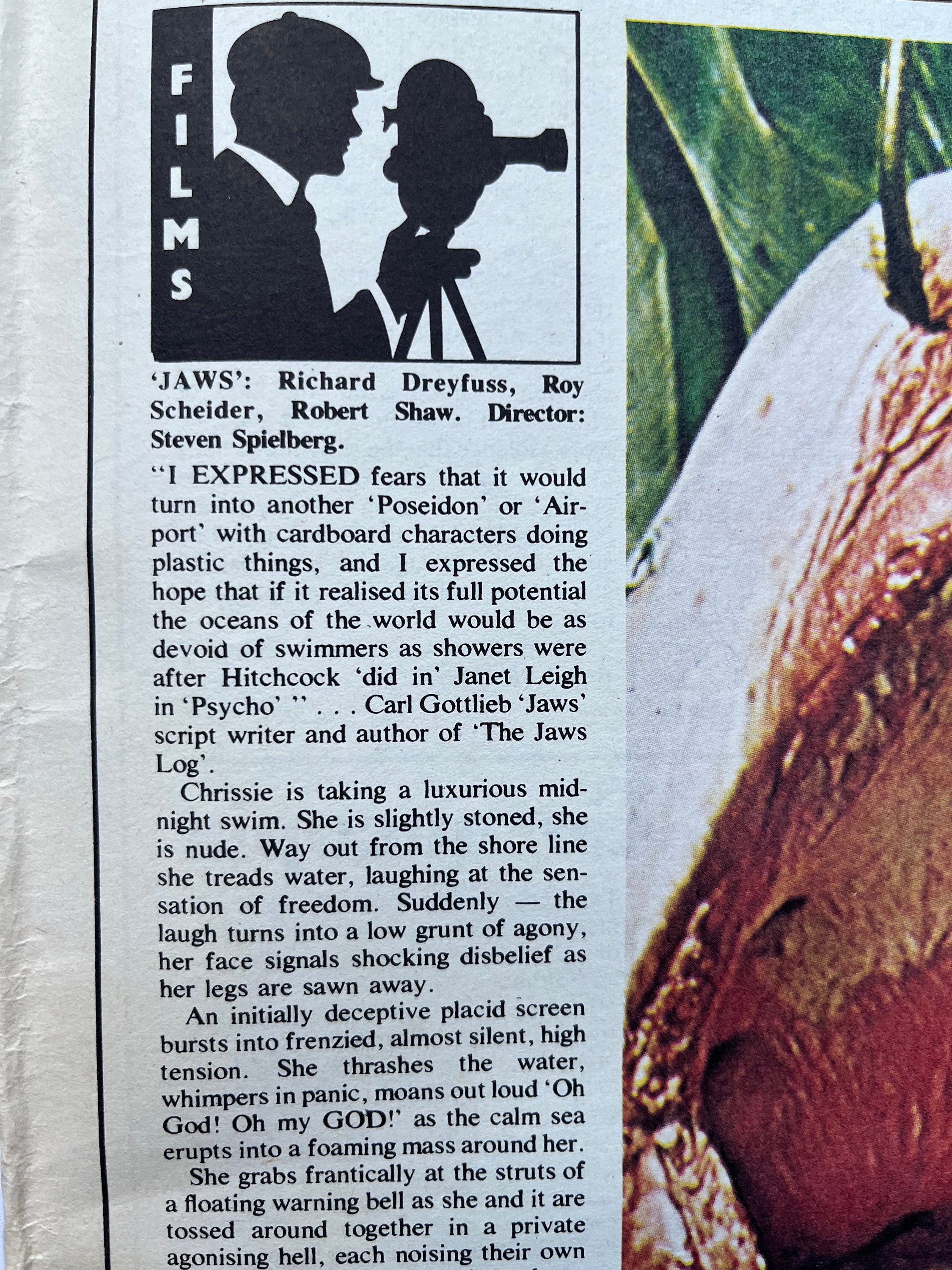 Jaws. Rare, Original, Authentic, Vintage Poster From 1976 - Etsy