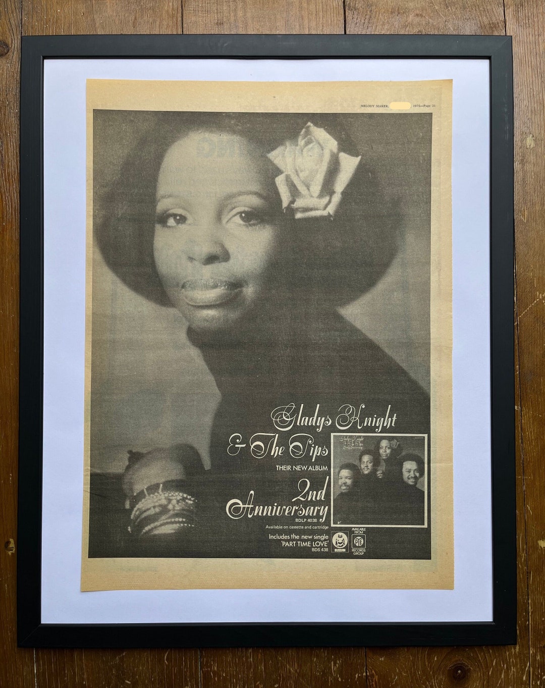 Gladys Knight & the Pips, 2nd Anniversary. Rare, Original, Authentic ...