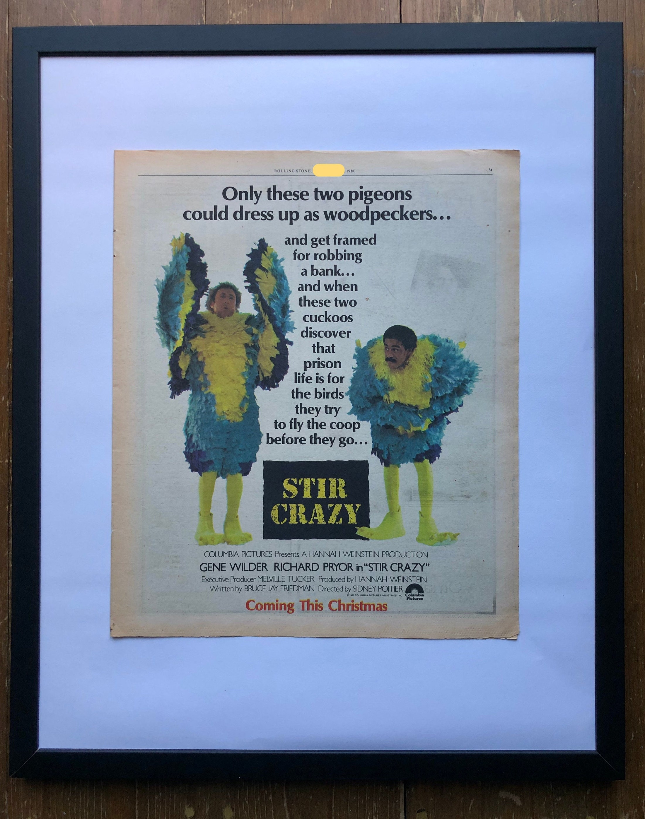 Stir Crazy Movie Poster