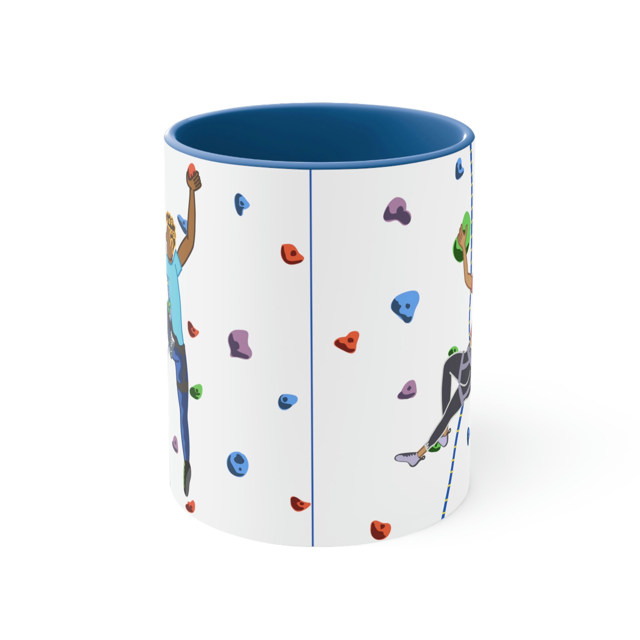 Rock Climbing Mug (blue) | Rock Climbing Gift | Gift for Climbers - 11 ...