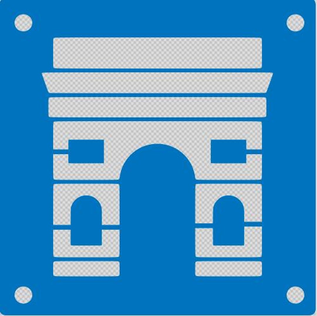 Arc De Triomphe Digital Stencil Downloadable File for DIY and ...