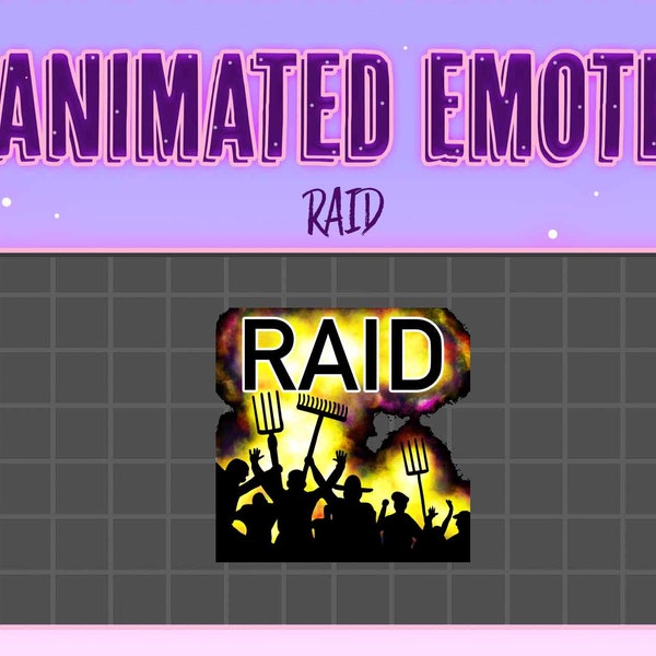 Twitch Emotes Raid - Etsy